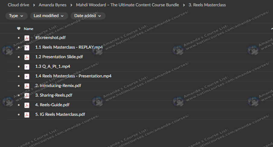 Mahdi Woodard – Reels Masterclass 2025