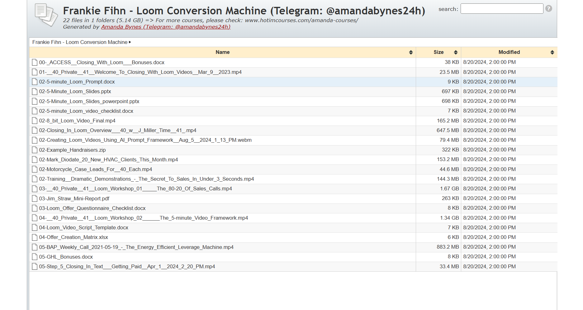 Frankie Fihn – Loom Conversion Machine