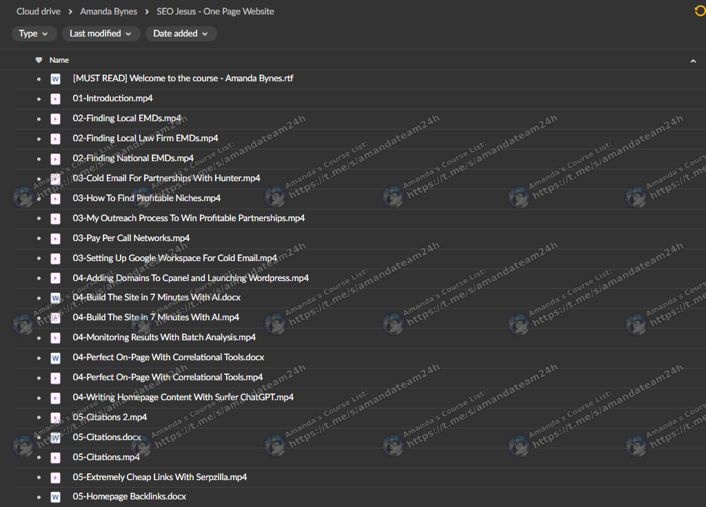 SEO Jesus – One Page Website