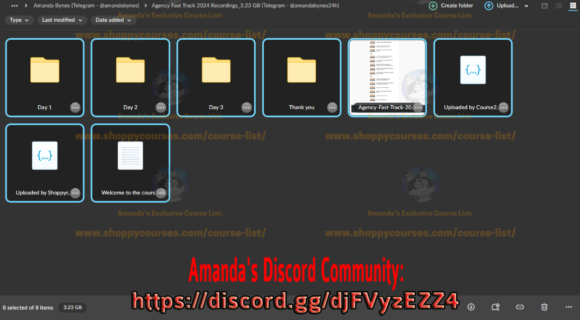 Agency Fast Track 2024 Recordings