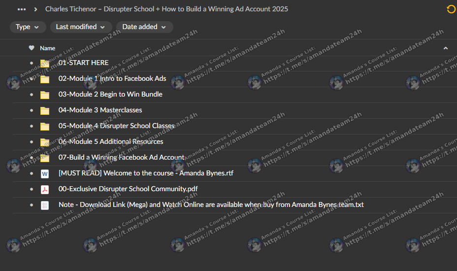 Charles Tichenor – Disrupter School + How to Build a Winning Ad Account ...