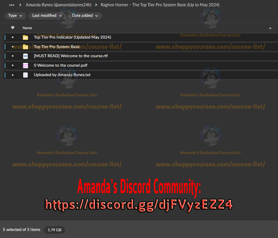 Raghee Horner – The Top Tier Pro System Basic (Up to May 2024)