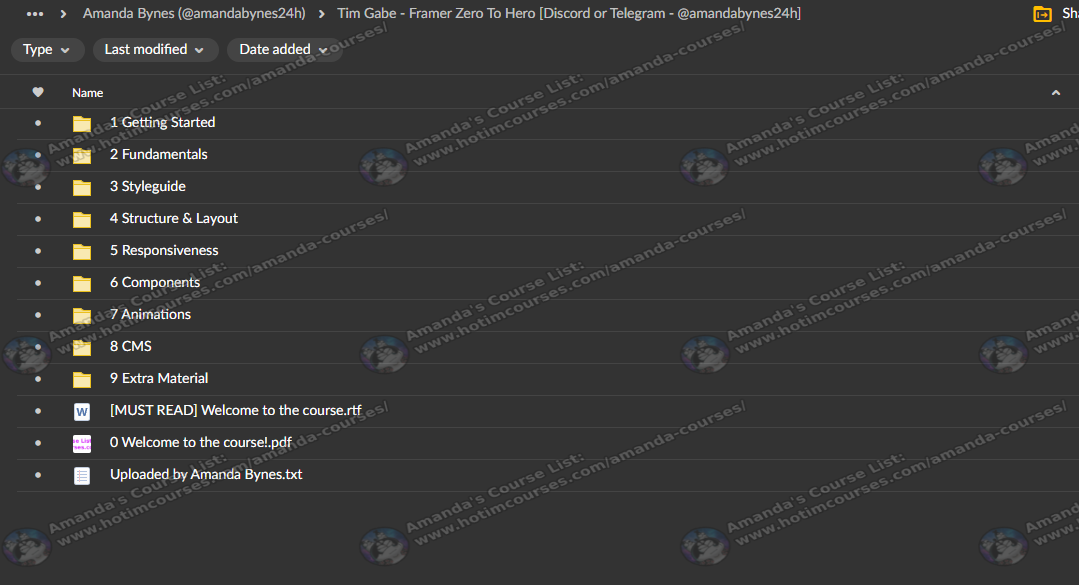 Tim Gabe - Framer Zero To Hero