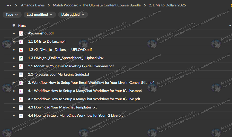 Mahdi Woodard – DMs to Dollars 2025