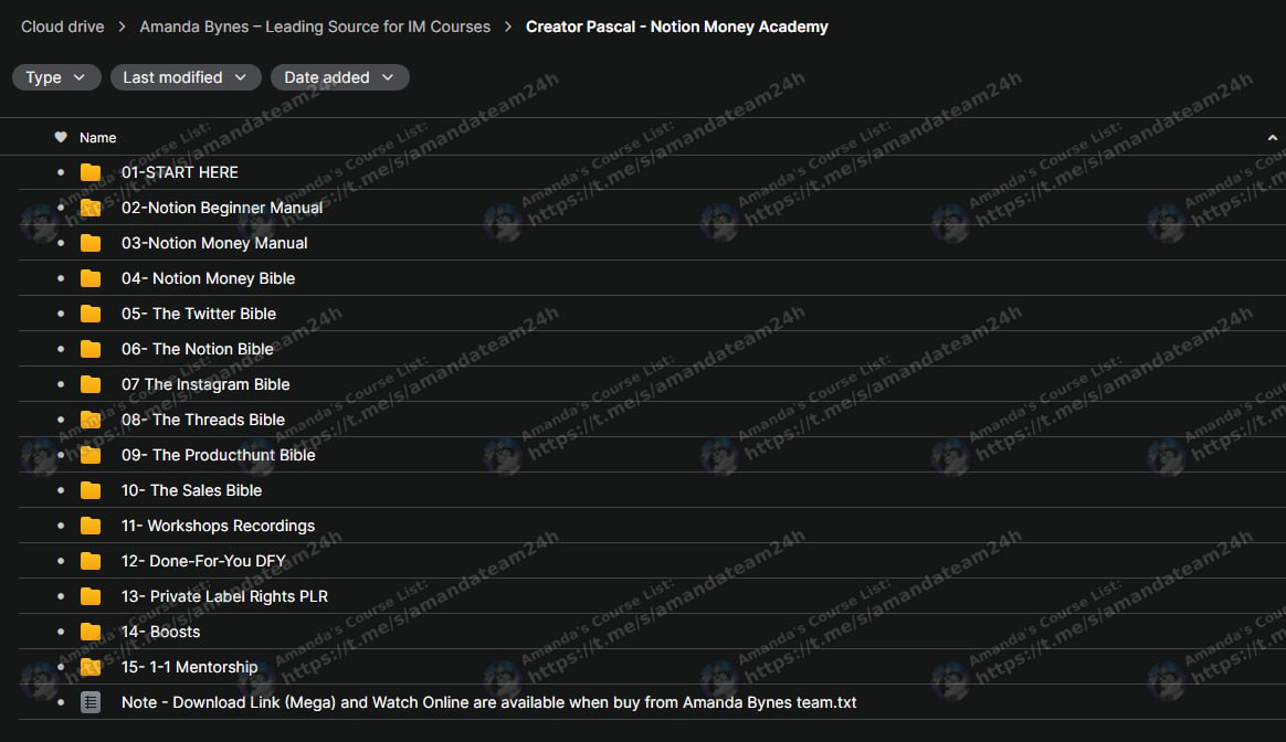 Creator Pascal – Notion Money Academy