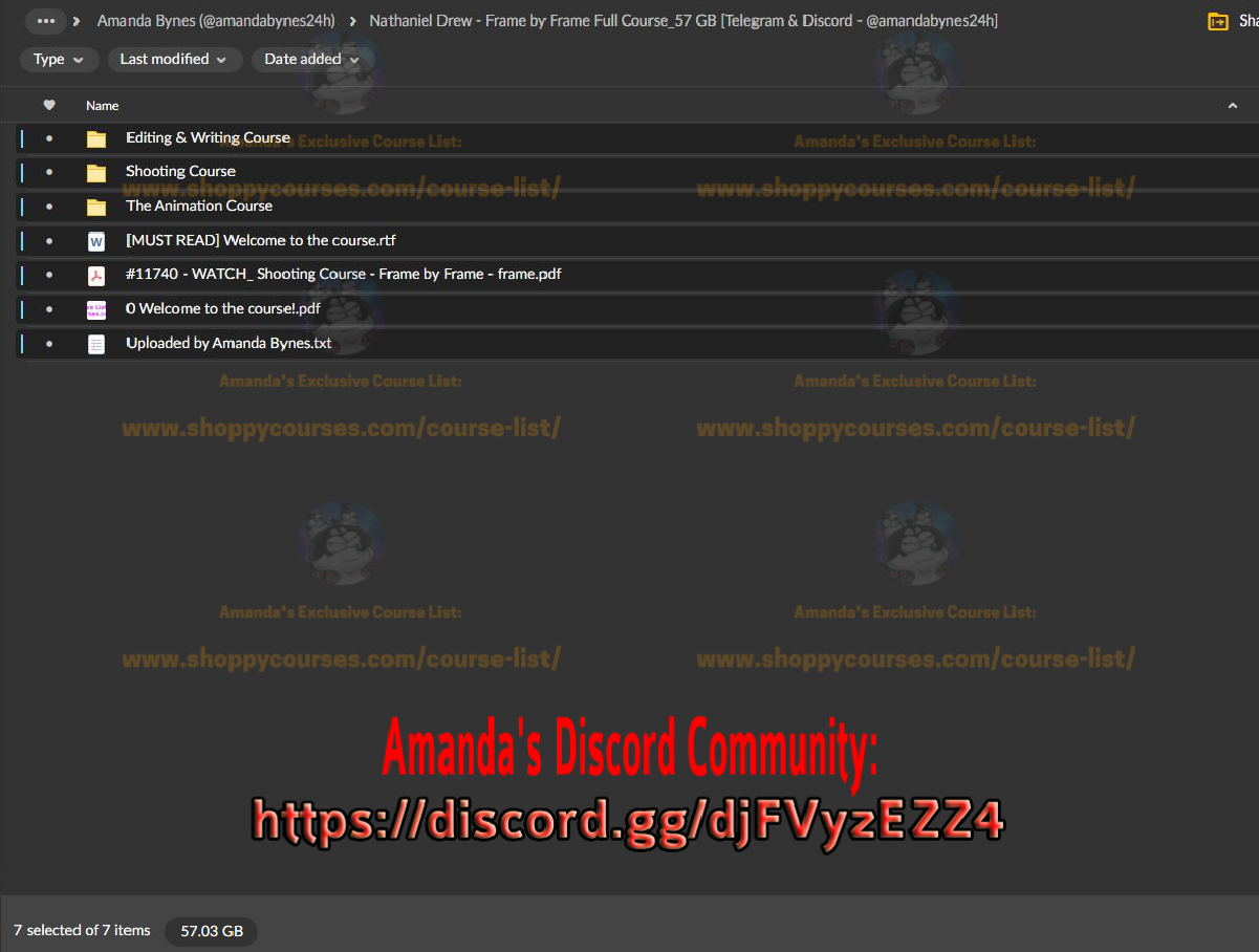 Nathaniel Drew - Frame by Frame Full Course