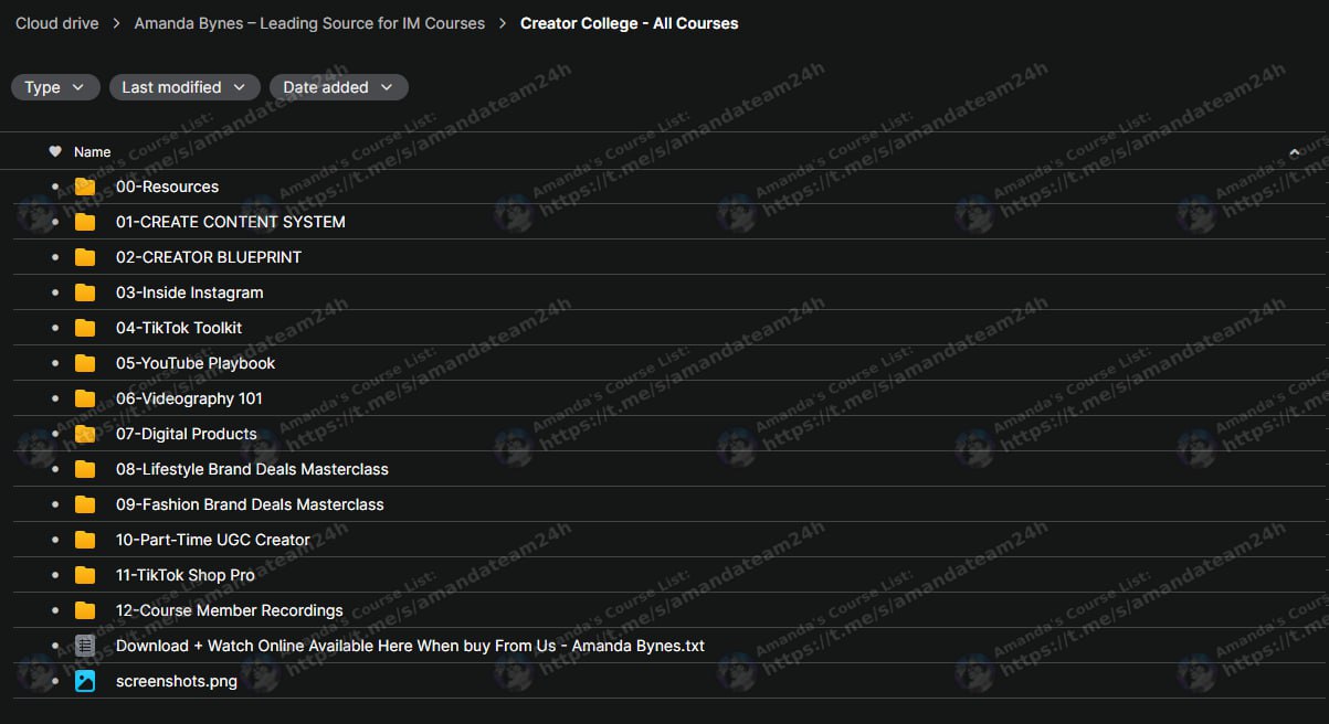 Creator College – All Courses