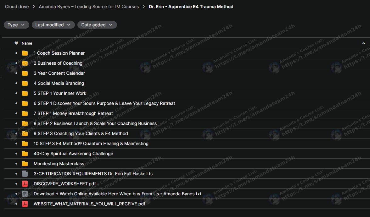 Dr. Erin - Apprentice E4 Trauma Method