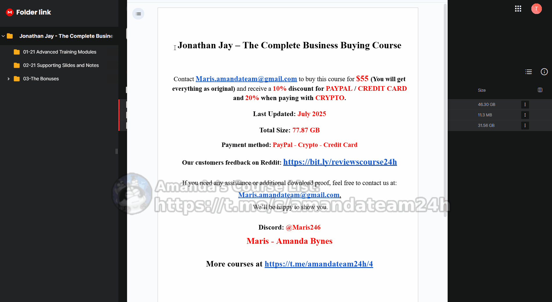 Jonathan Jay – The Complete Business Buying Course